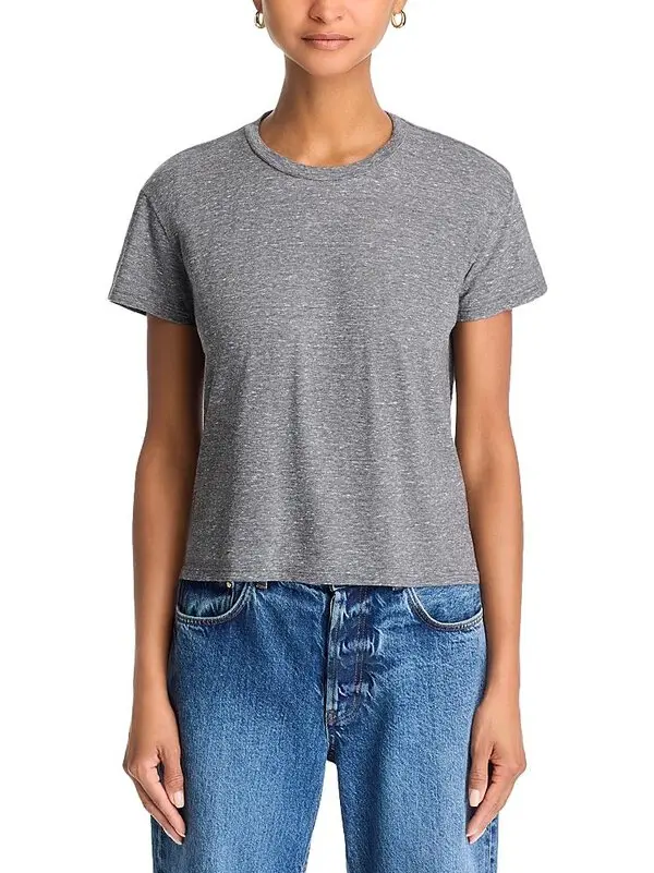 PERFECTWHITETEE Harley Boxy Tee - Heather Grey
