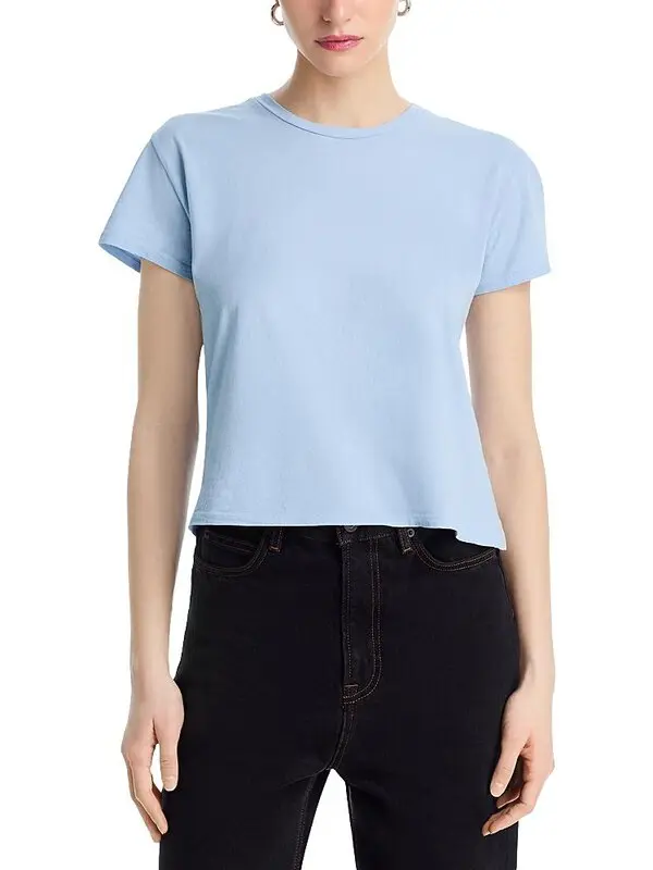 PERFECTWHITETEE Harley Boxy Tee - Powder Blue