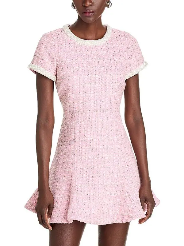 Likely Brie Tweed Dress - Pink