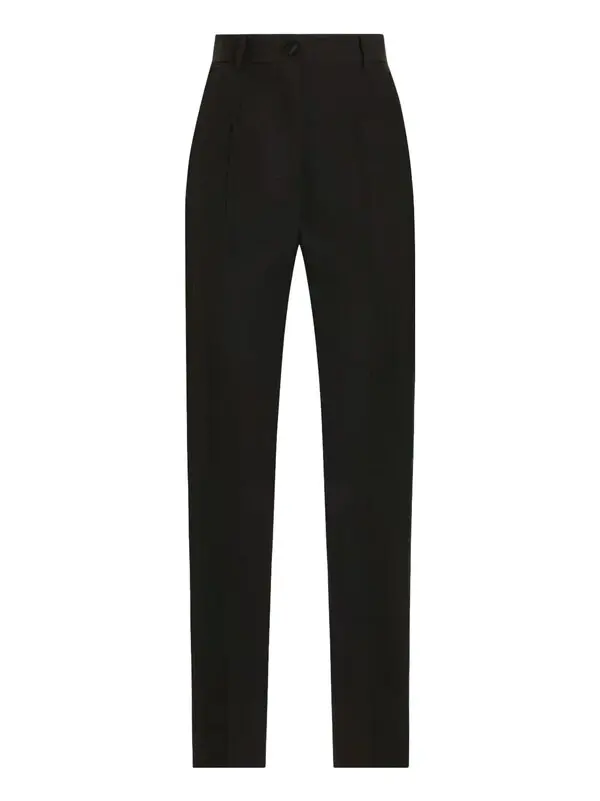Dolce & Gabbana High-waist Tailored Trousers - Black