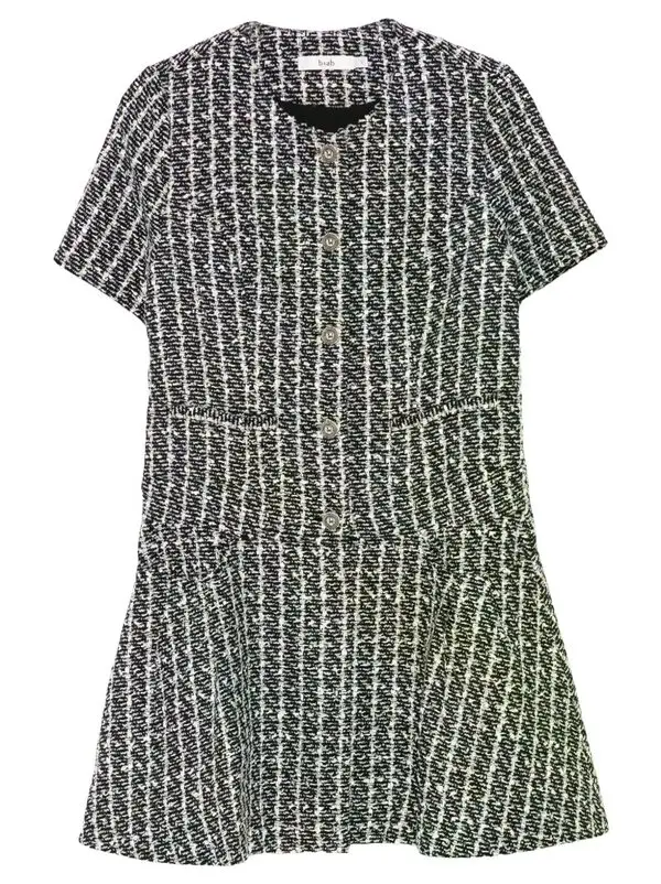 B+AB Tweed Mini Dress - Black