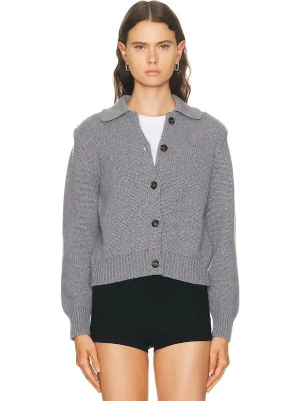&daughter Wool Cashmere Collared Jacket - Grey