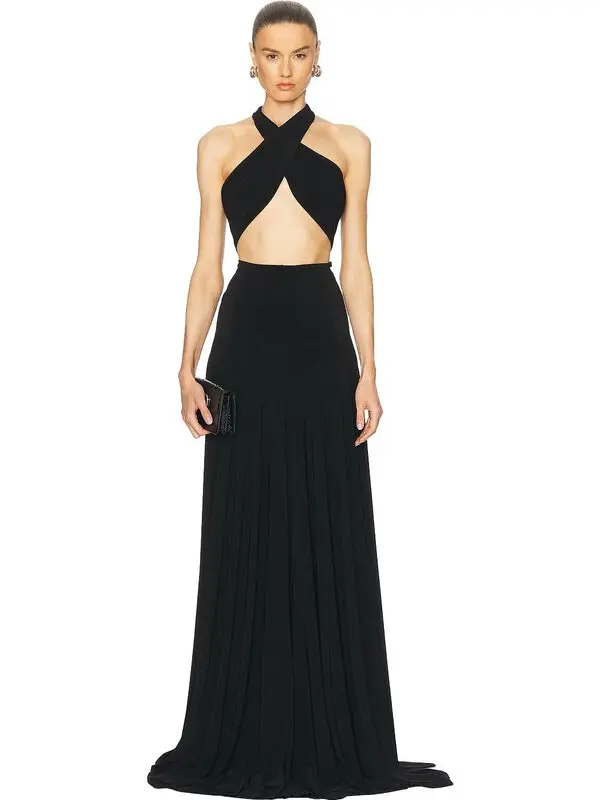Norma Kamali Convertible Gown - Black
