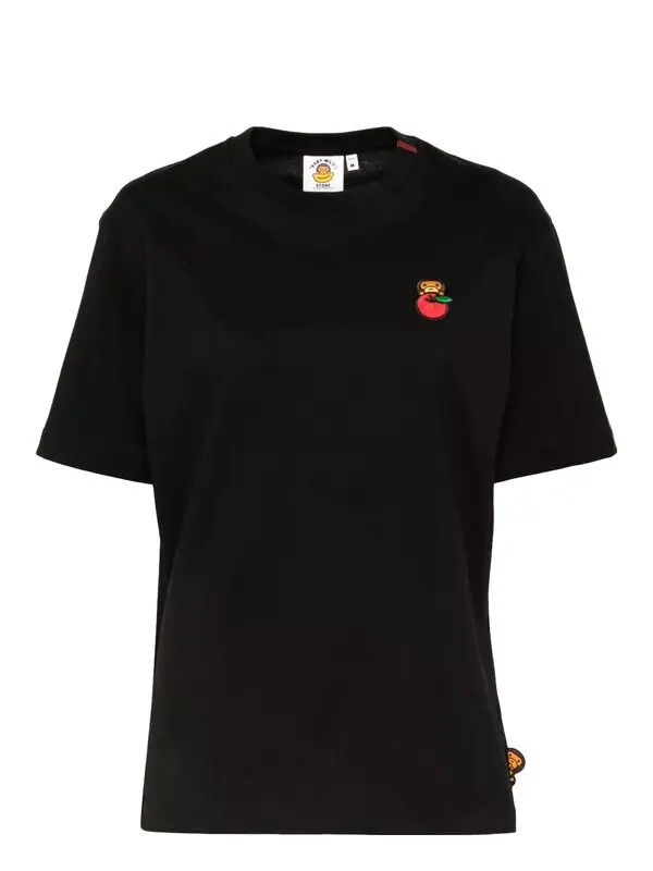 A BATHING APE Baby Milo® Store * Printed T-shirt - Black