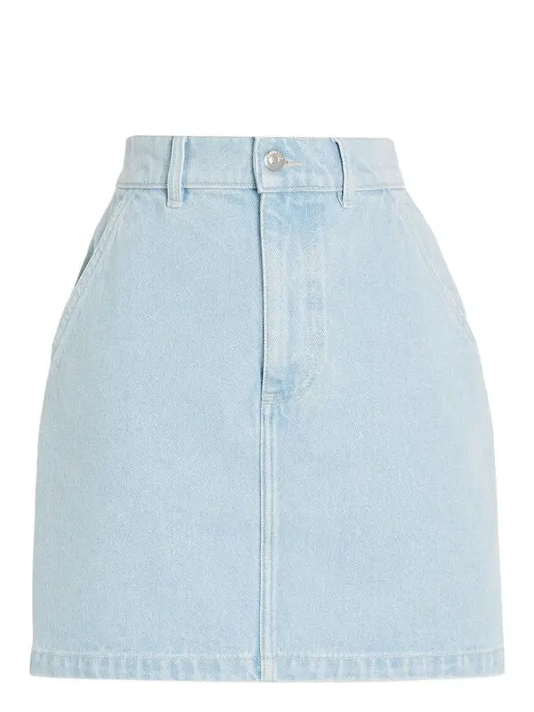 Nanushka Zazou Denim Mini Skirt - Light Denim