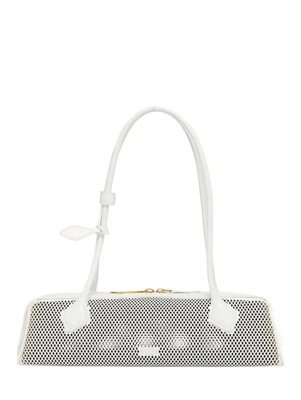 Alaïa Le Teckel Medium Shoulder Bag - Blanc Optique