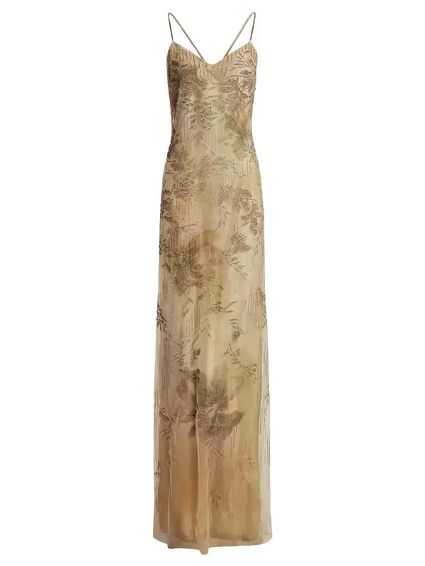 Ralph Lauren Kacey Maxi Dress - Neutrals