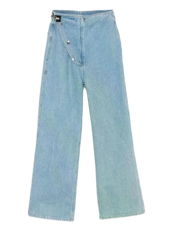 Nanushka Makena Wide Leg Jeans - Blue