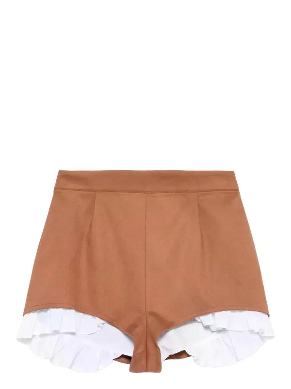IOANA CIOLACU Lily Shorts - Brown