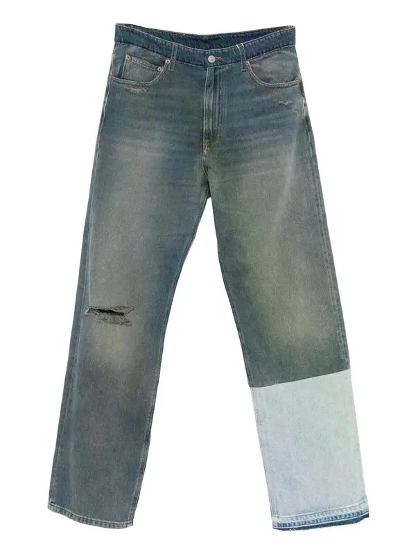 MAISON MARGIELA Colourblock Jeans - Blue