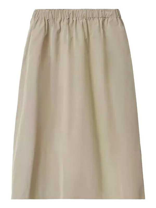 Fabiana Filippi Elasticated-waistband Midi Skirt - Neutrals
