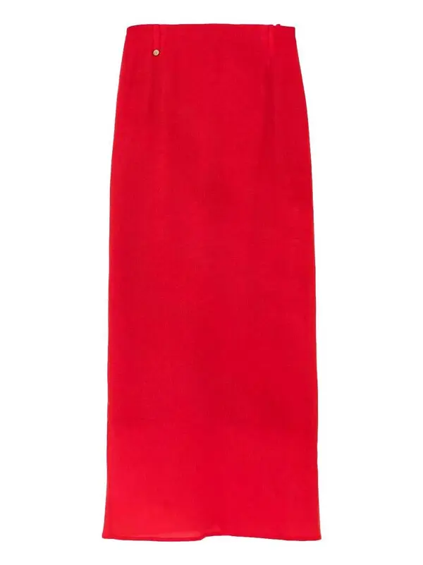 SAMUEL GUÌ YANG A-line Skirt - Red