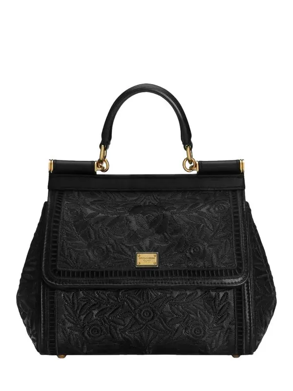 Dolce & Gabbana Medium Sicily Tote - Black
