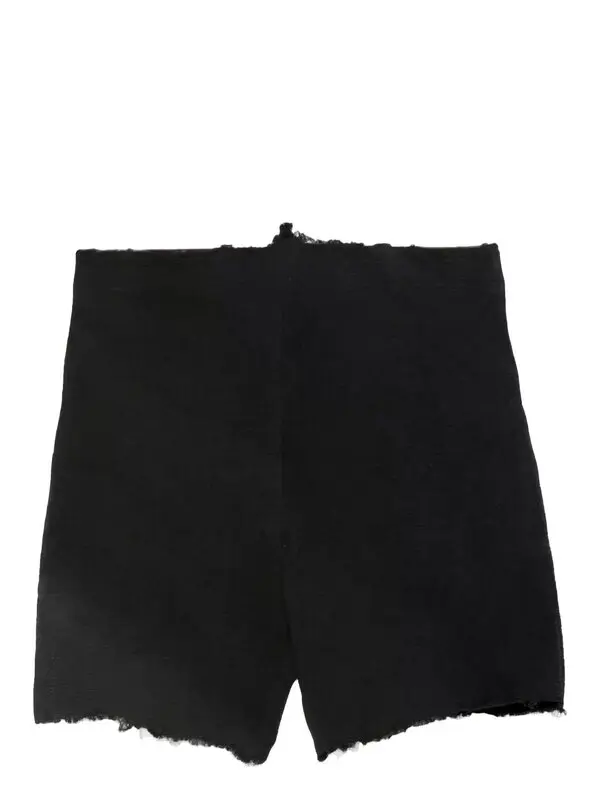 MARC LE BIHAN Textured Shorts - Black