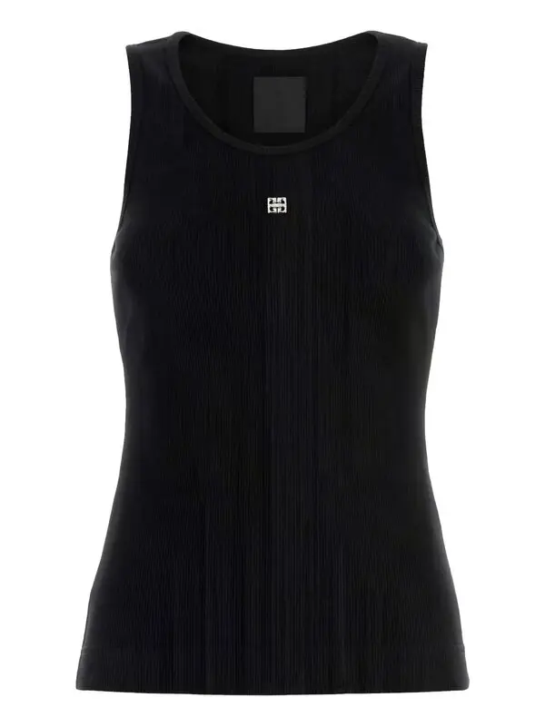 Givenchy 4g Liquid-plaque Tank Top - Black