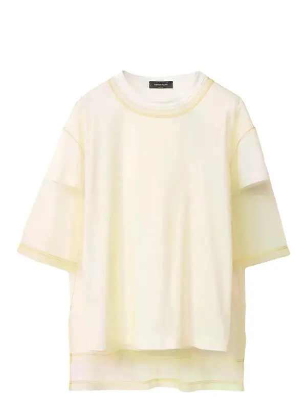 Fabiana Filippi Layered T-shirt - Neutrals