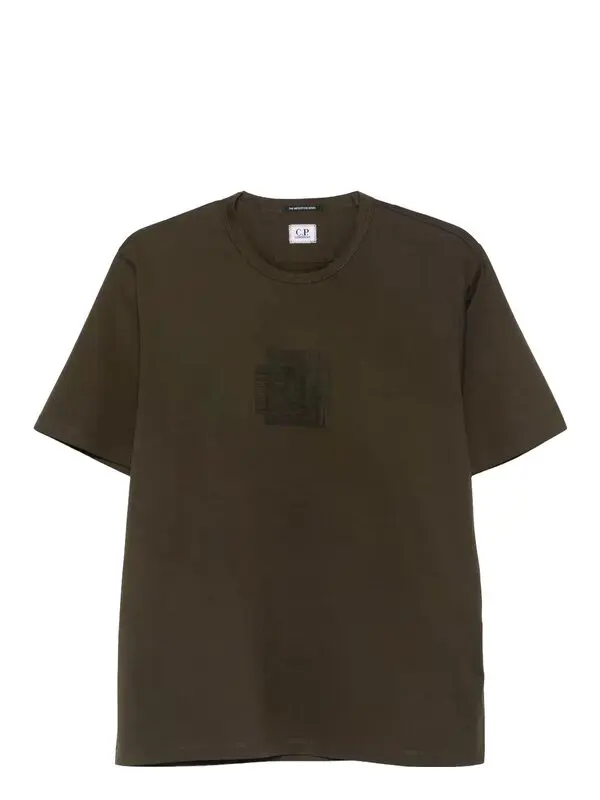 C.P. COMPANY Logo-print T-shirt - Green