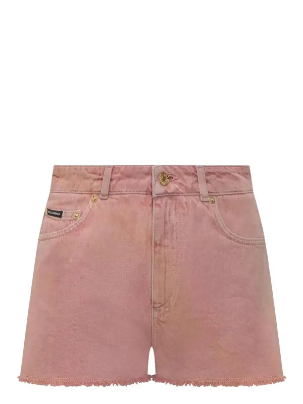 Dolce & Gabbana Denim Shorts - Pink