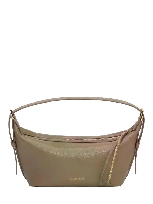 Fabiana Filippi Leather Shoulder Bag - Brown