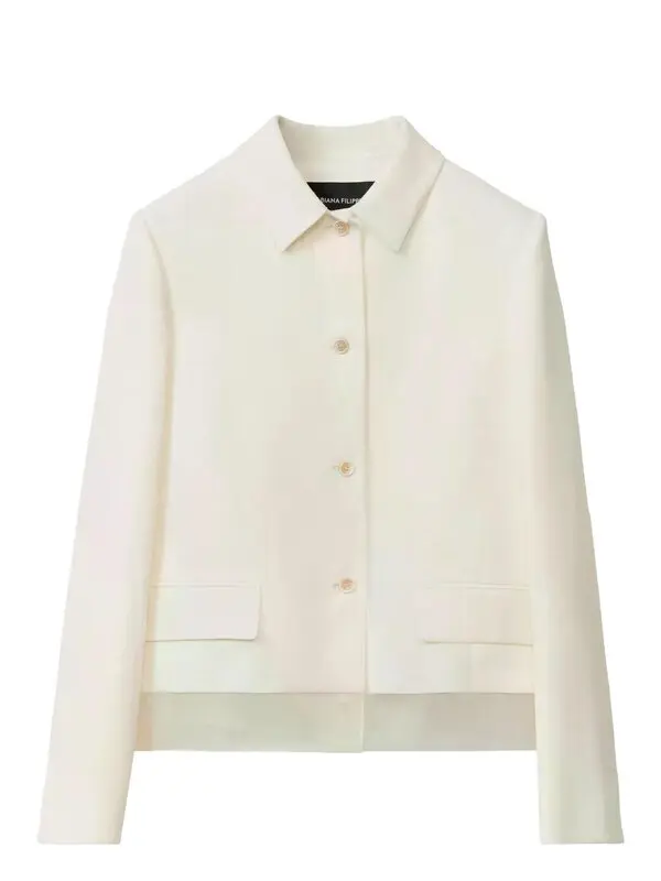 Fabiana Filippi Button-down Jacket - White
