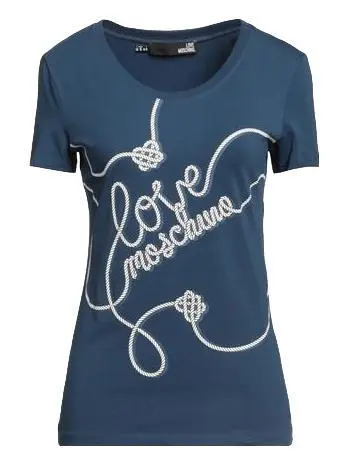 Moschino Printed Stretch T-shirt - Navy