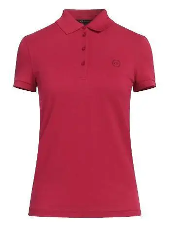 Armani Exchange Polo Shirt In Piqu - Magenta