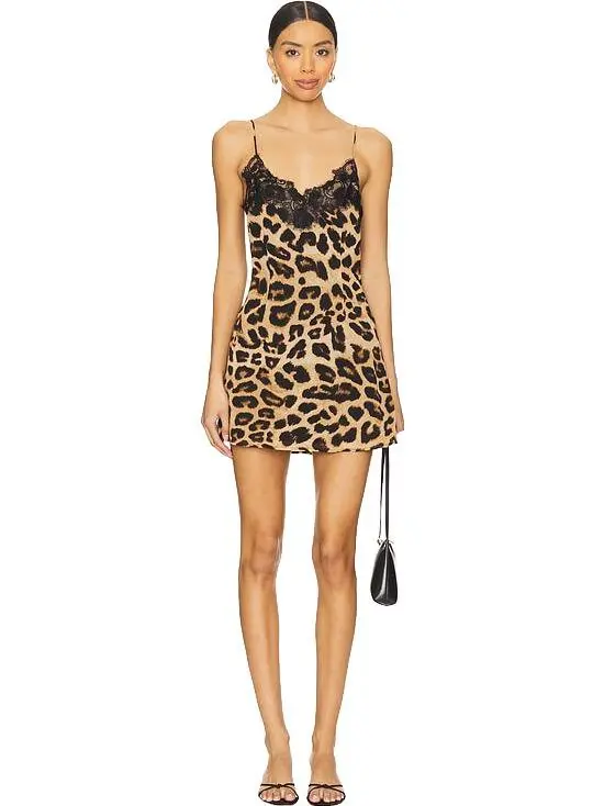 Superdown Jennie Mini Dress - Leopard