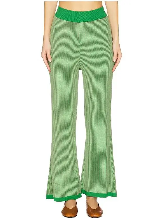 SANCIA The Ceilia Knit Pant - Matcha