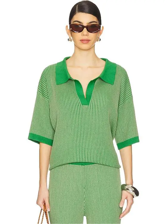 SANCIA The Serin Knit Top - Matcha