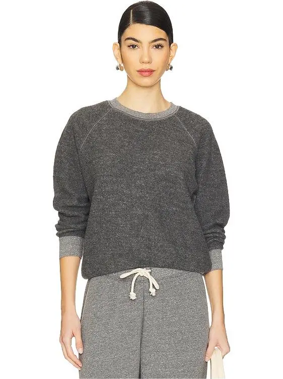 PERFECTWHITETEE Ziggy Crewneck - Dark Heather Grey