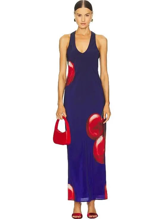 MUMA WORLD Luis Maxi Dress - Cherry Night