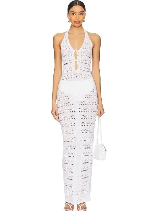 Superdown Avril Maxi Dress - White