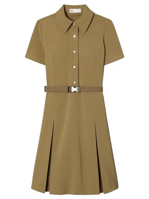 Tory Burch Half-sleeve Golf Dress - Olive