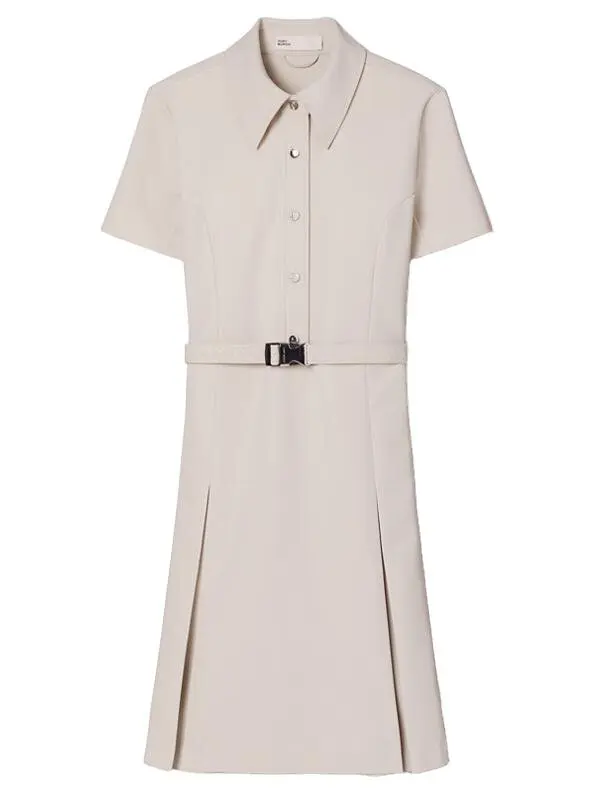 Tory Burch Half-sleeve Golf Dress - Stone