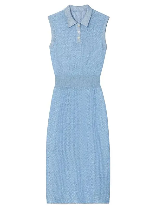 Tory Burch Polo Midi Dress - Starlight Blue