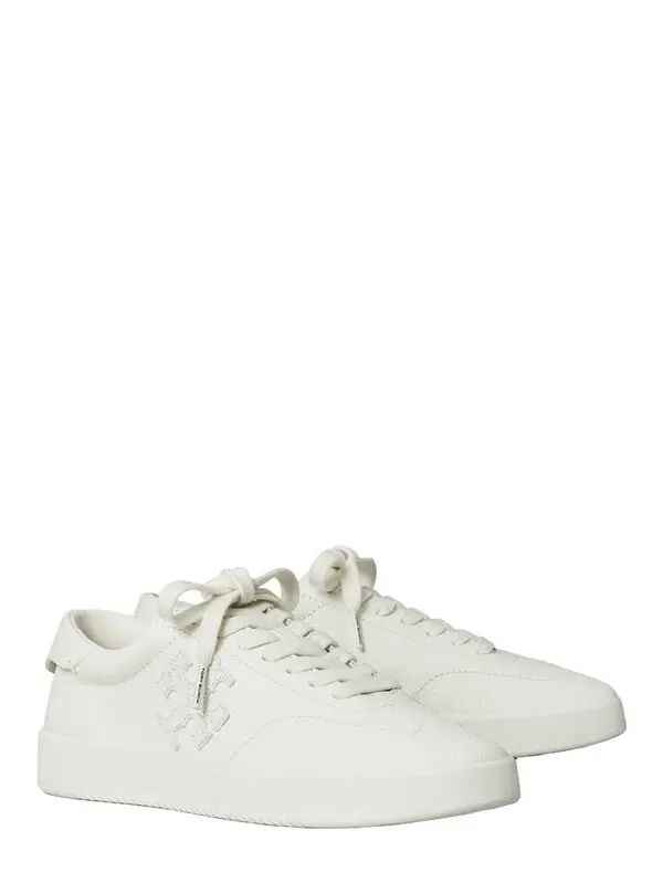 Tory Burch Phoenix Leather Sneakers - White/white