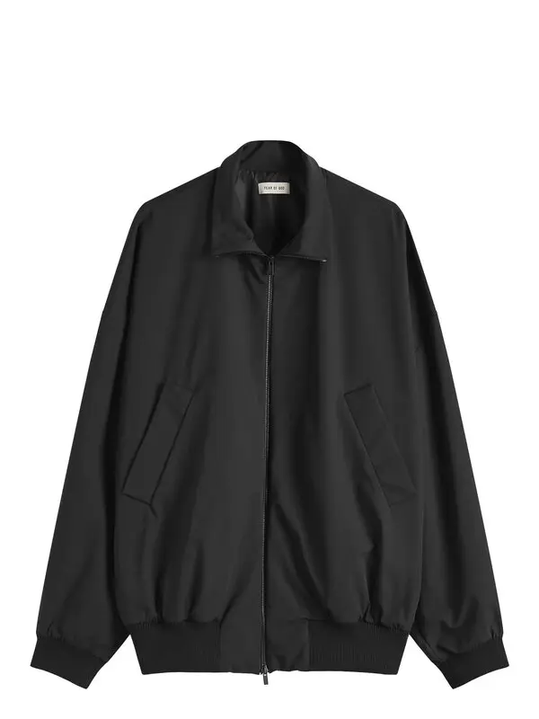 Fear Of God High Neck Technical Track Jacket - Black