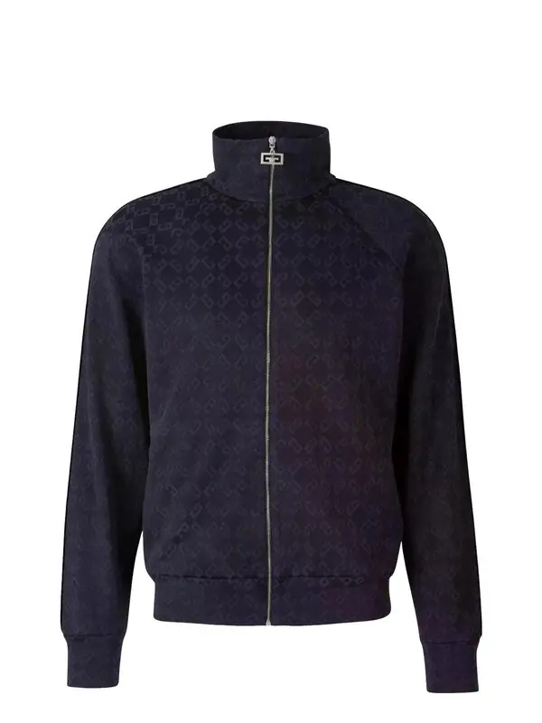 Givenchy Tracksuit Jacket In Monogram 72 Jacquard - Blue