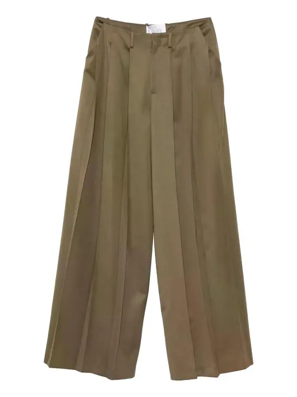 Giuseppe Di Morabito Virgin Wool Trousers - Green