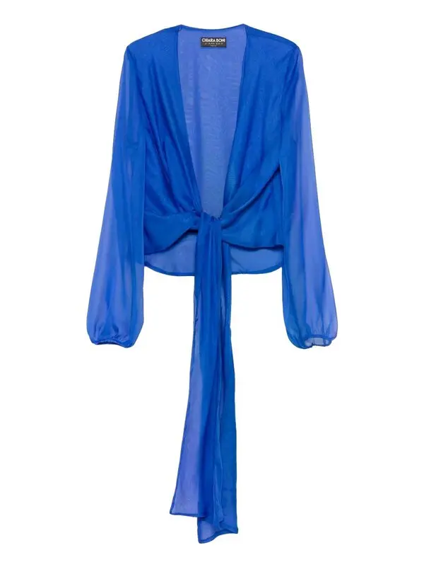 Chiara Boni La Petite Robe Takao Blouse - Blue