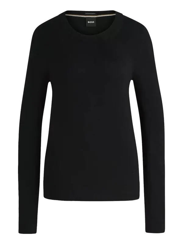 BOSS Wool Top - Black