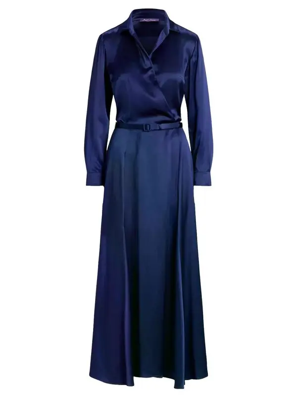 Ralph Lauren Silk Gown - Blue