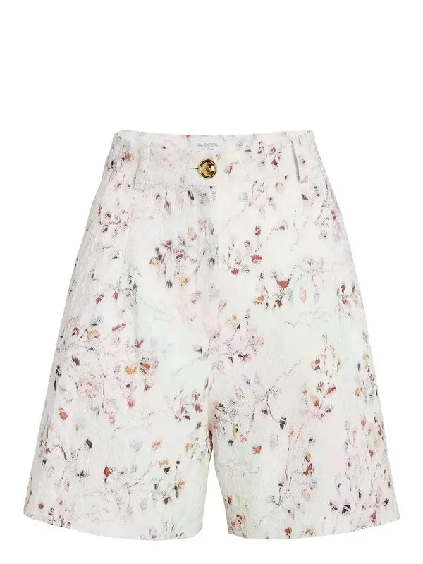 Giambattista Valli Patterned Jacquard Shorts - White