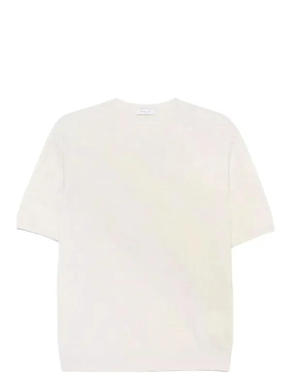 Boglioli Ribbed-knit T-shirt - Neutrals