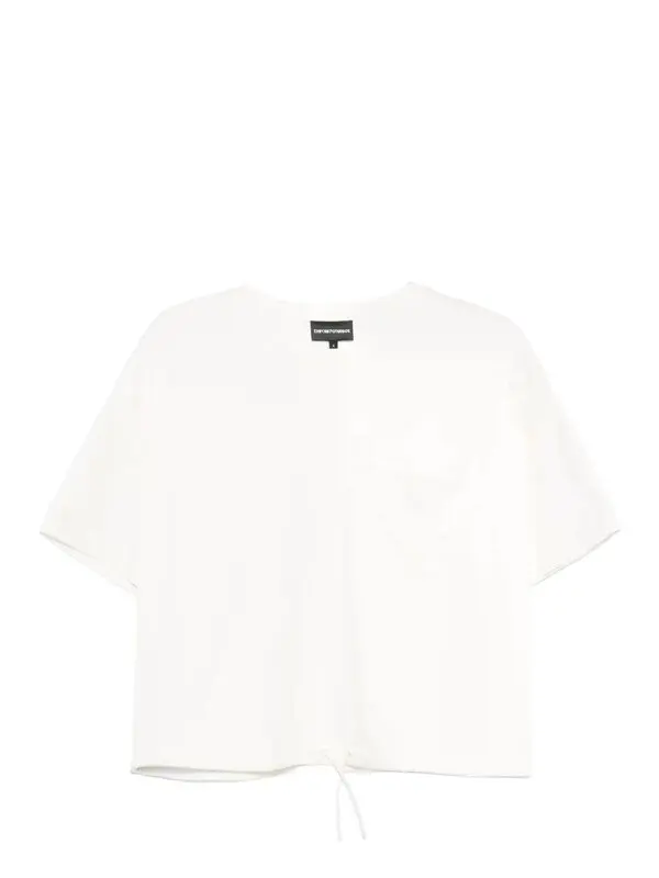 Emporio Armani Logo-embellished T-shirt - White