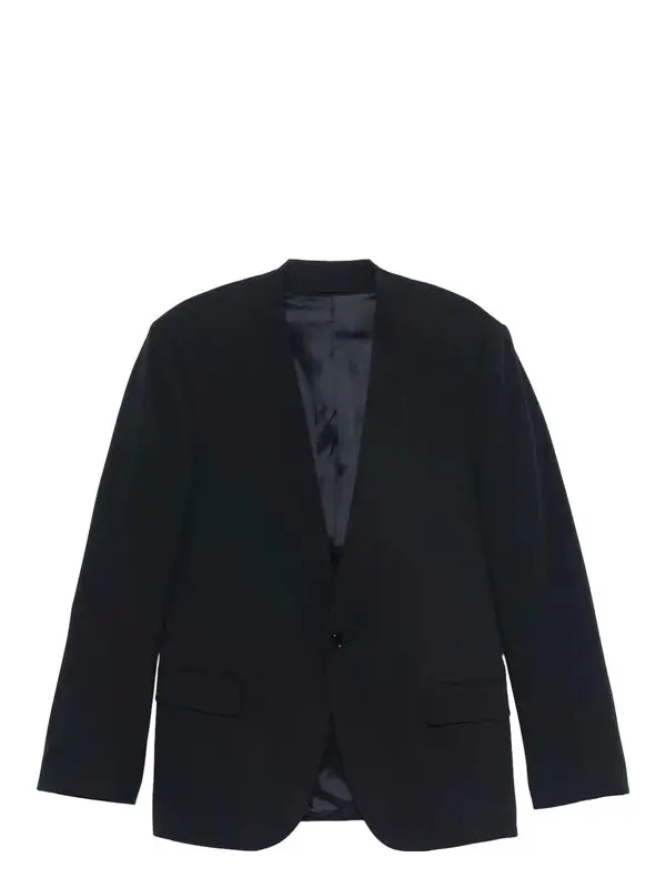 LARDINI Wool Blazer - Blue