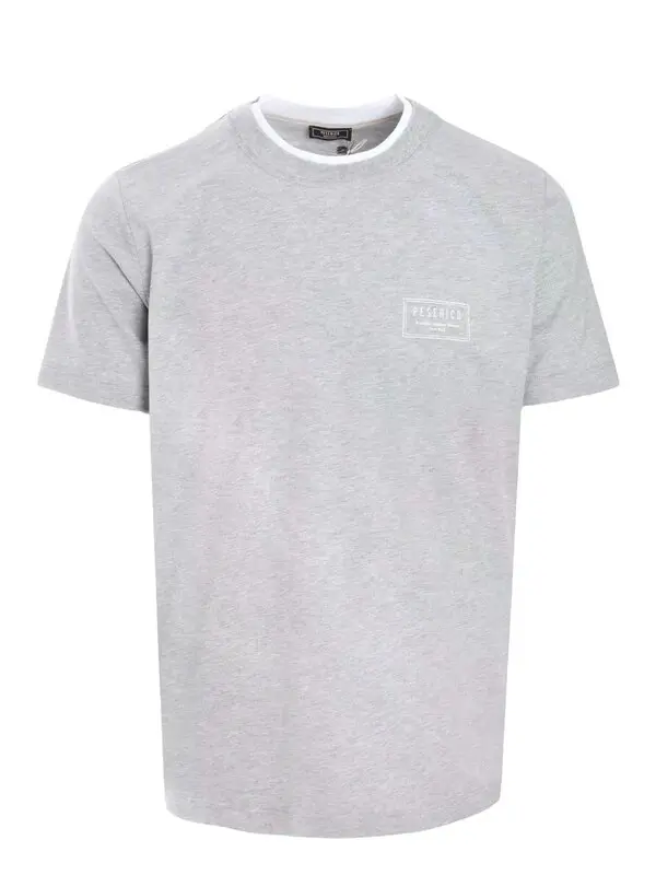 Peserico Logo-print T-shirt - Grey