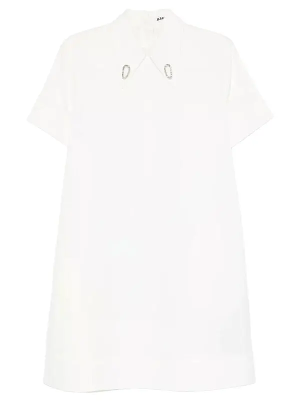 JIL SANDER Hardware-detail Dress - White