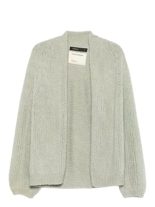 Frenckenberger Fisherman's Knitted Cardigan - Green