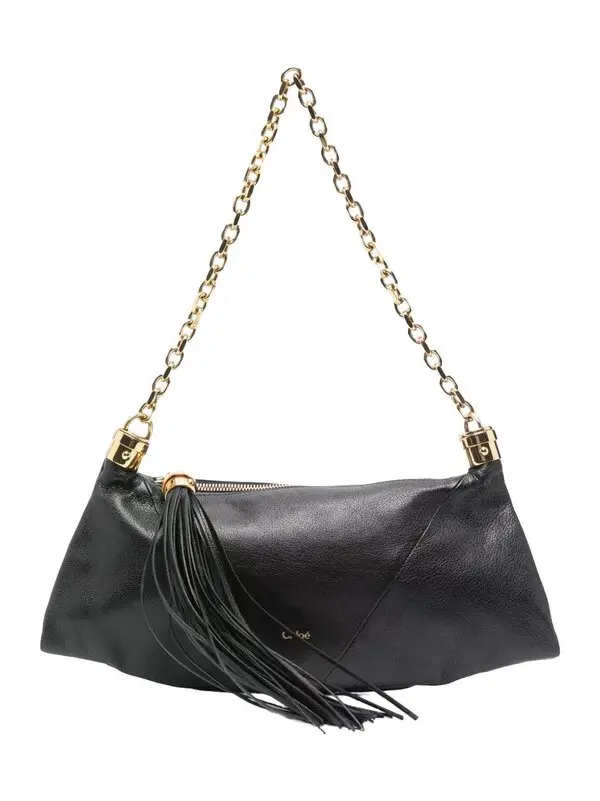 Chloé Foulard Shoulder Bag - Black